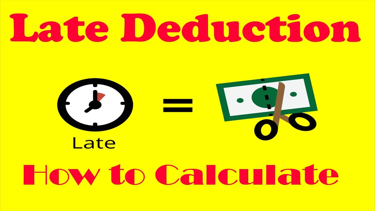 How to Late Deduction || Late Calculation || কিভাবে লেট কর্তন করতে ...