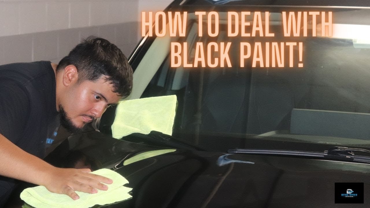 How to do a Paint Correction on a black car | How To detail | Detailing ...