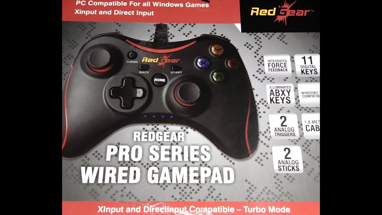 Red Gear pro Series Wired Gamepad (UNBOXING) #gamepad #computer #pc # ...
