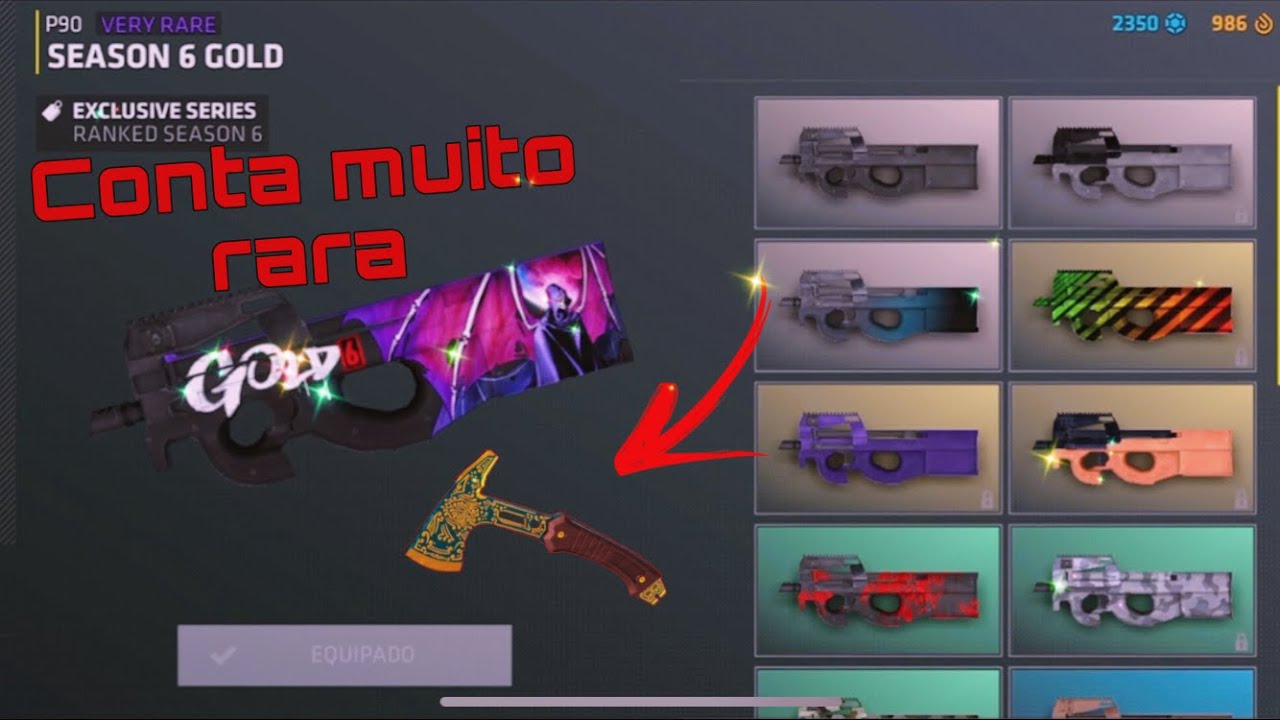 VENDENDO CONTA SUPER RARA CRITICAL OPS COM MUITAS SKINS - YouTube