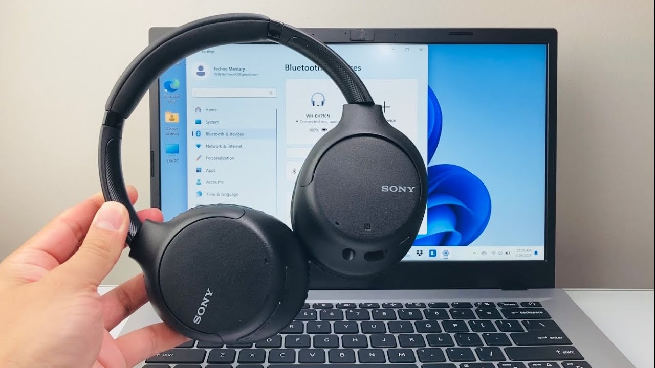 How To Connect Sony Headphones To PC Laptop Windows 11 - YouTube