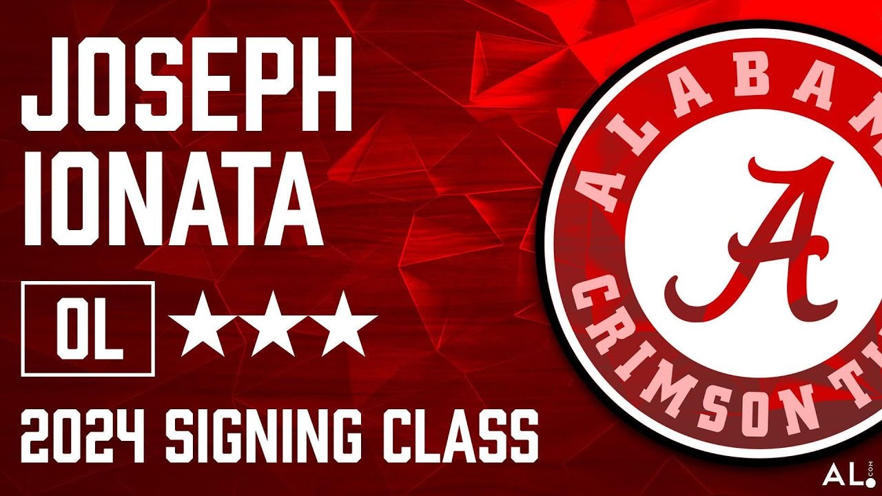 Alabama signee Joseph Ionata highlights from Calvary Christian - YouTube