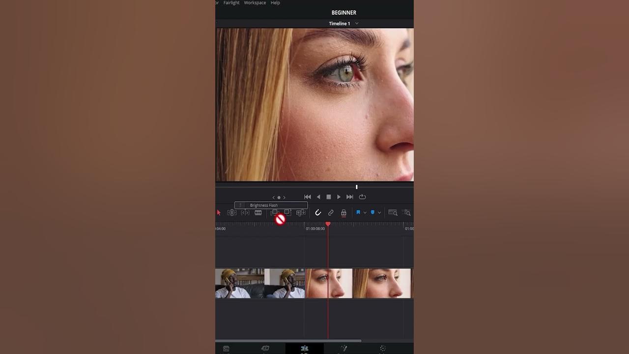 How to Add White Flash Transition Effect in DaVinci Resolve - YouTube