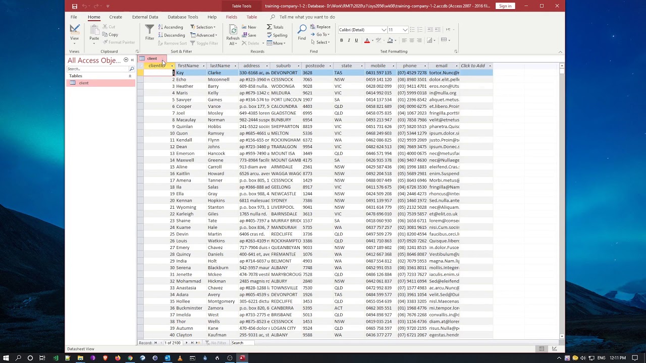 mdl8 02 importing data into a database - YouTube