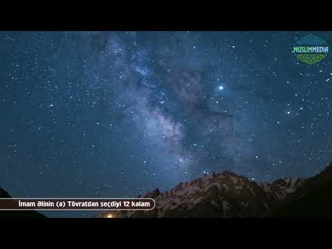 İmam Əlinin (ə) Tövratdan seçdiyi 12 kəlam