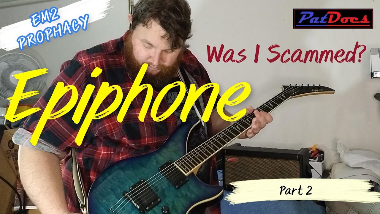 Can I fix this broken guitar? Epiphone EM2 Prophacey Part 2 - YouTube