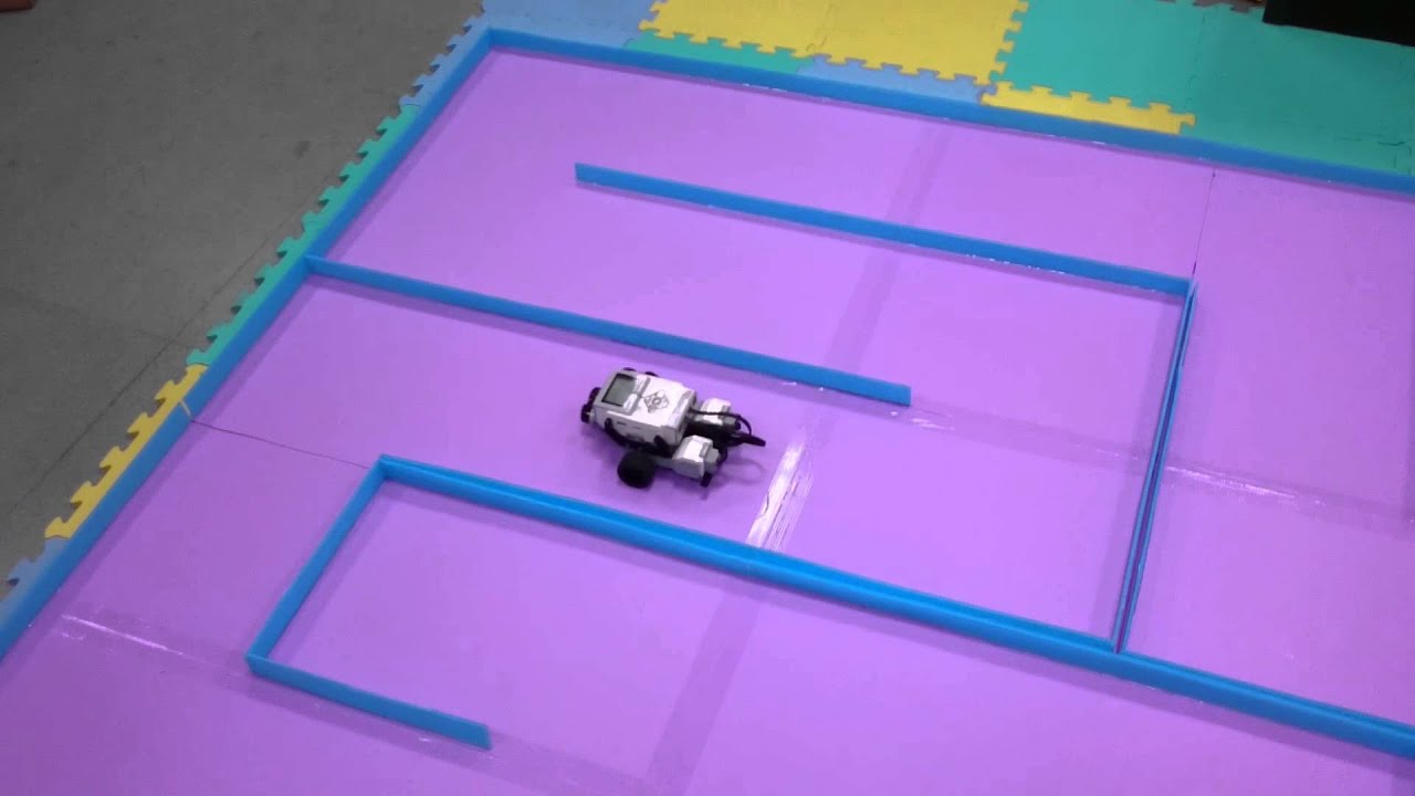 EV3 robot maze runner - YouTube