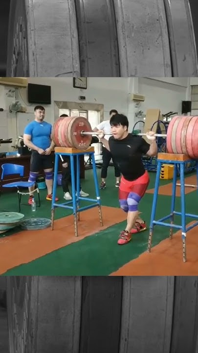 Tian TAO crazy form 320kg back squat | TEAM CHINA #weightlifting #motivation - YouTube