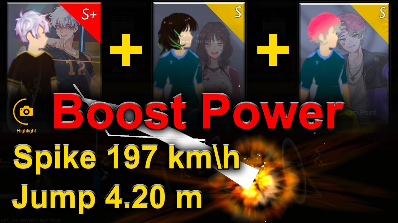 Siwoo Baek & AhYeon, SangHyeon. Boost Power. Spike 197 km\h. Jump 4.20 ...