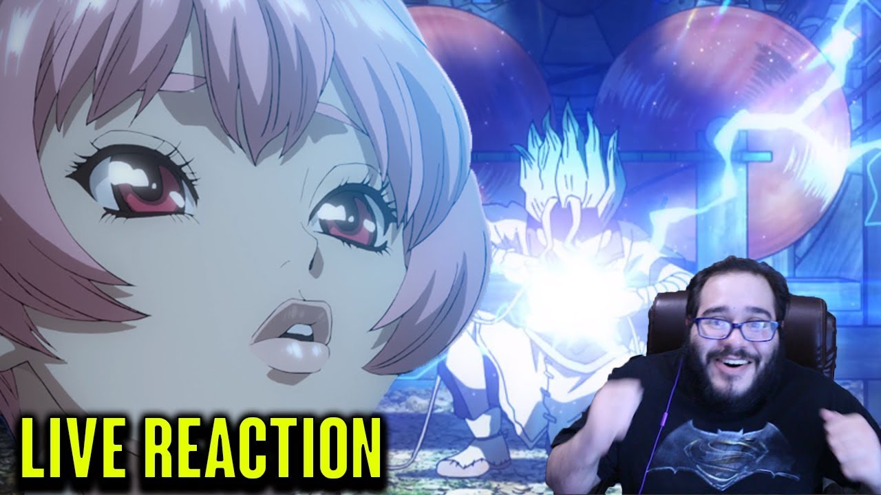 COTTON CANDY MACHINE FOR SCIENCE! - DR. STONE EPISODE 20 LIVE REACTION ...
