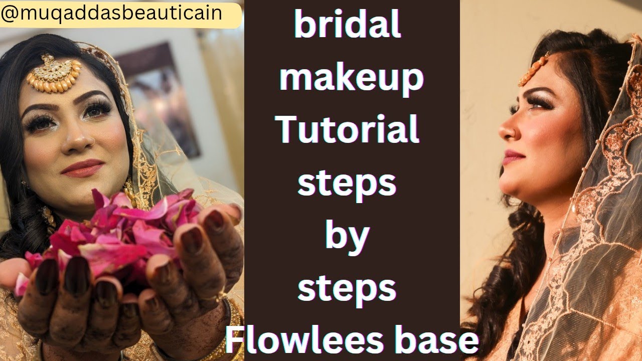 flow less base " even tone bridal makeup tutorial available " @anushakanwal12 #youtube - YouTube