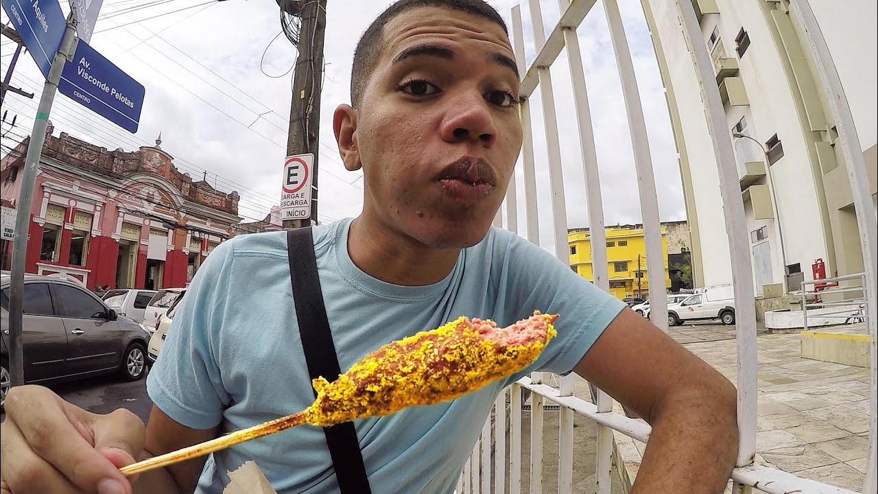 Provando COMIDA DE RUA em João Pessoa | Brasil - YouTube