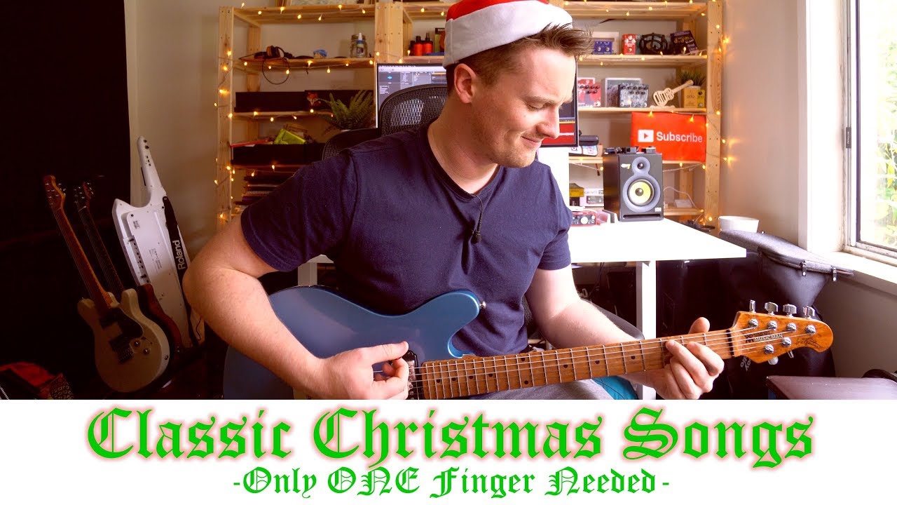 Classic One Finger Riffs: Christmas songs - YouTube