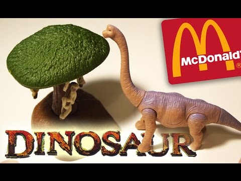'Dinosaur' Baylene and Lemur Tree McDonalds Disney Toys (2000)