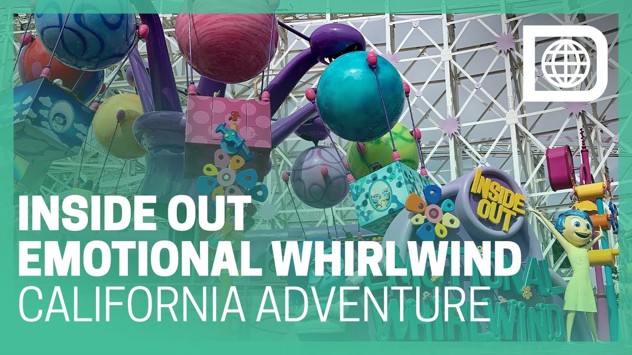 Inside Out Emotional Whirlwind Opens on Pixar Pier at Disney California ...