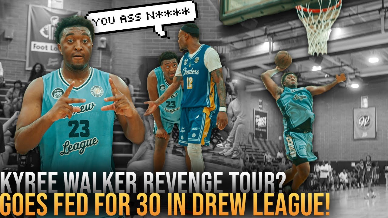 Kyree Walker GOES OFF FOR 30 On DeMar DeRozan’s Drew League Team! - YouTube