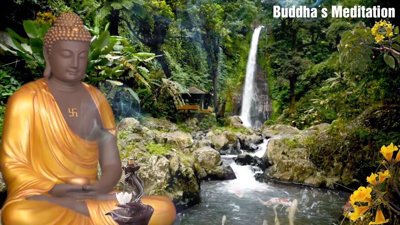 Buddha meditation mind relaxing music - Beautiful nature deep relaxing ...