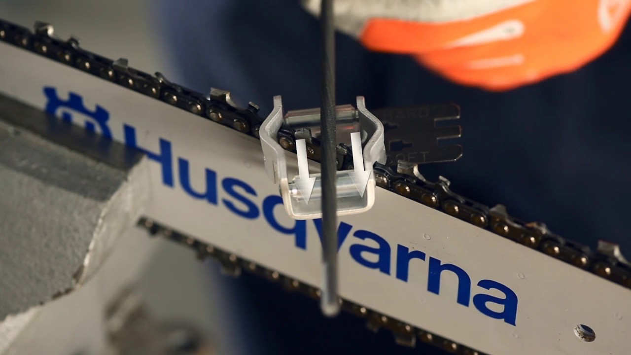 How to sharpen a chainsaw chain - YouTube