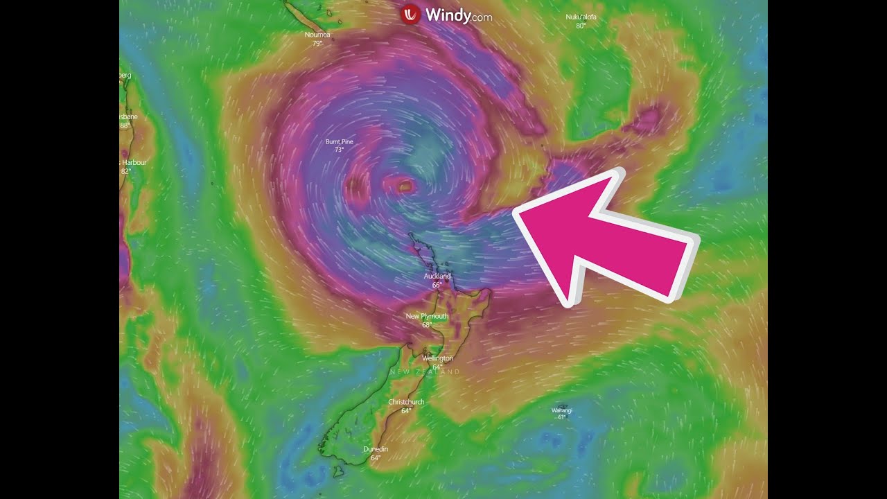 New Zealand, heads up- Cyclone Gabrielle incoming. Elevated X-flare ...