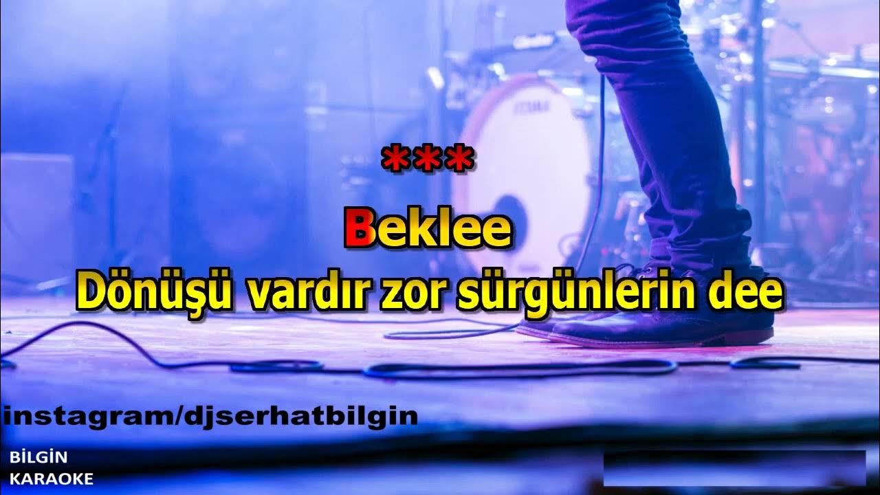 Sezen Aksu Bekle Karaoke Orjinal Stüdyo Youtube
