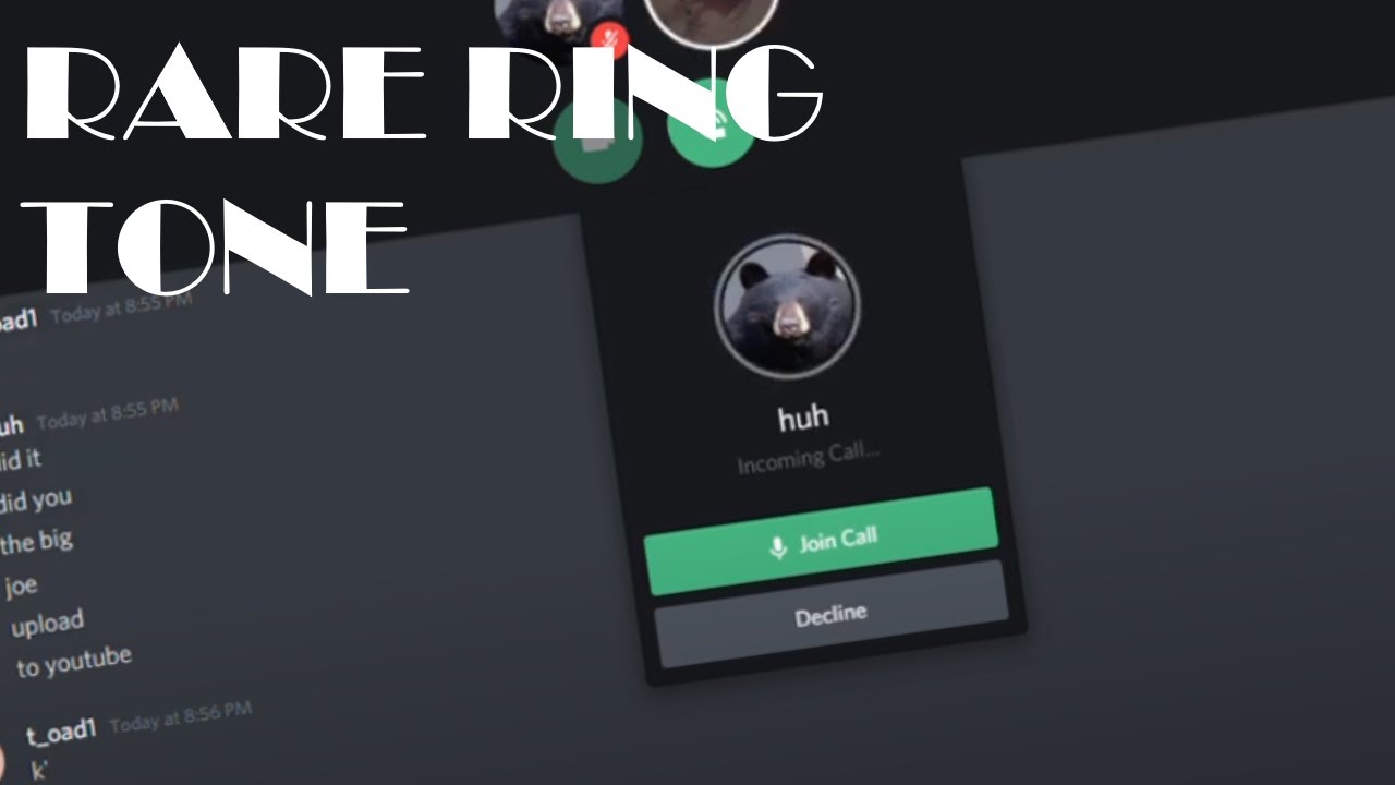 I GOT RARE DISCORD RING TONE - YouTube