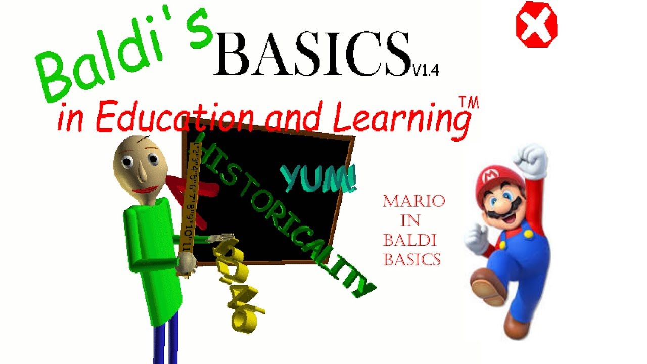 Mario in Baldi Basics - YouTube