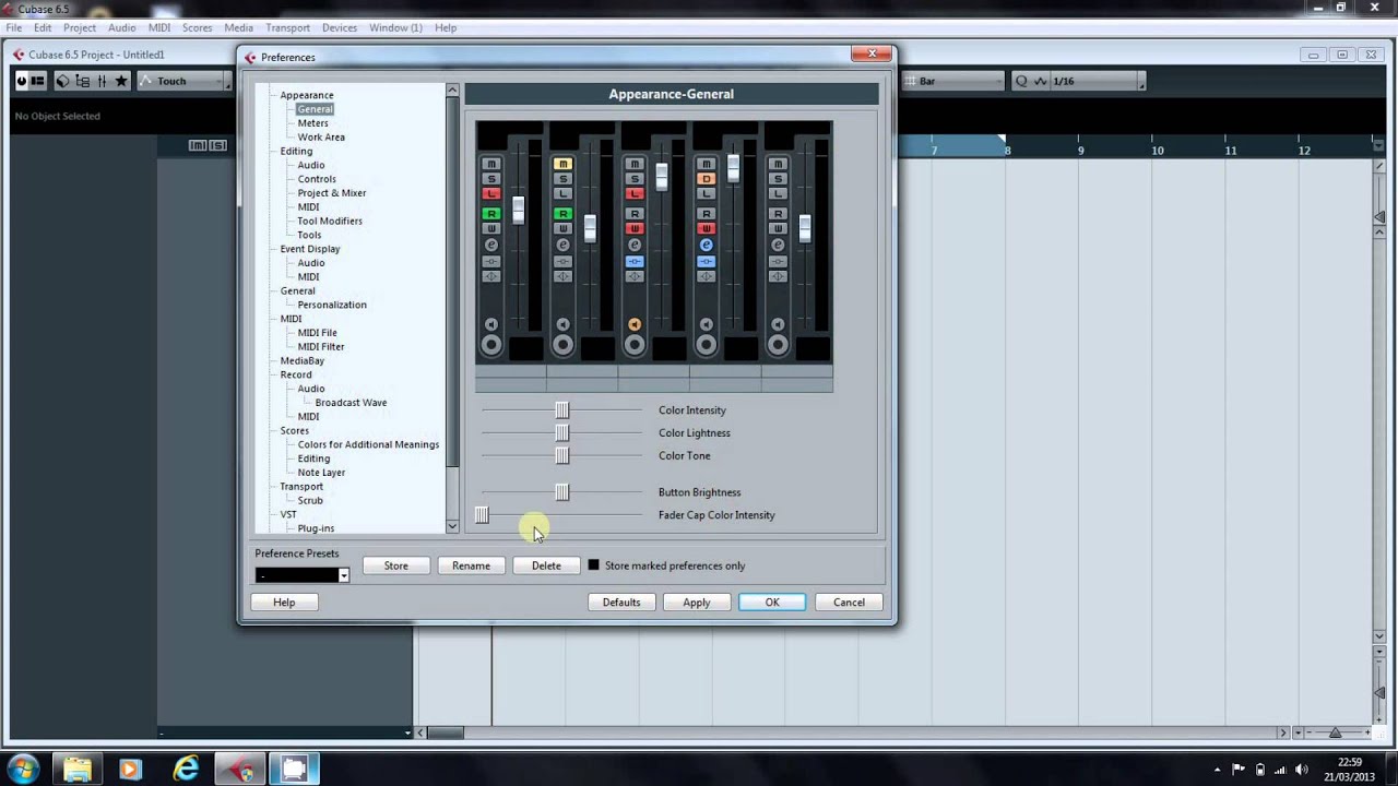Colour In Cubase 7 - YouTube