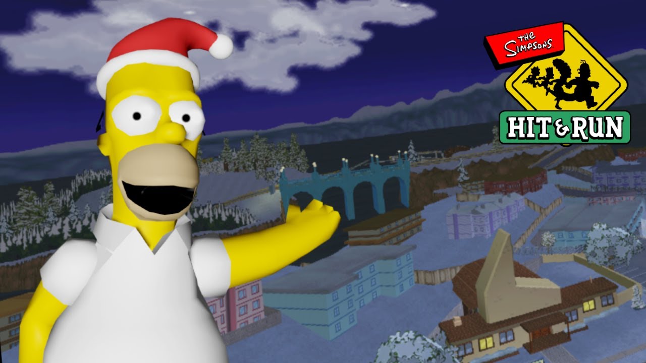 Fully connected map mod Christmas edition - Simpsons hit and run - YouTube