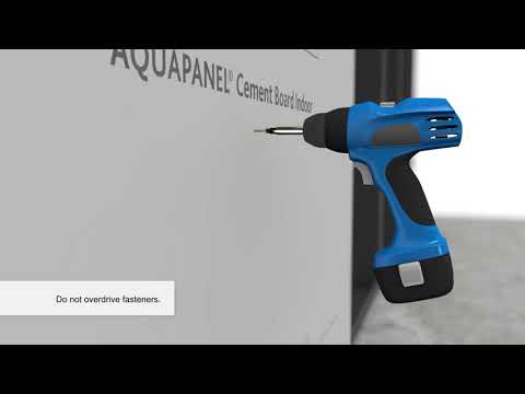 Knauf AQUAPANEL® Cement Board Indoor installation 