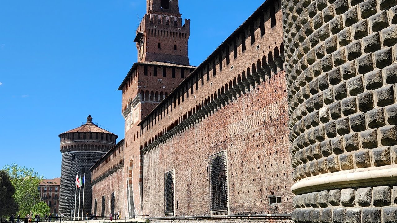 Conociendo el Castello Sforzesco (CASTILLO DE LOS SFORZA) - YouTube