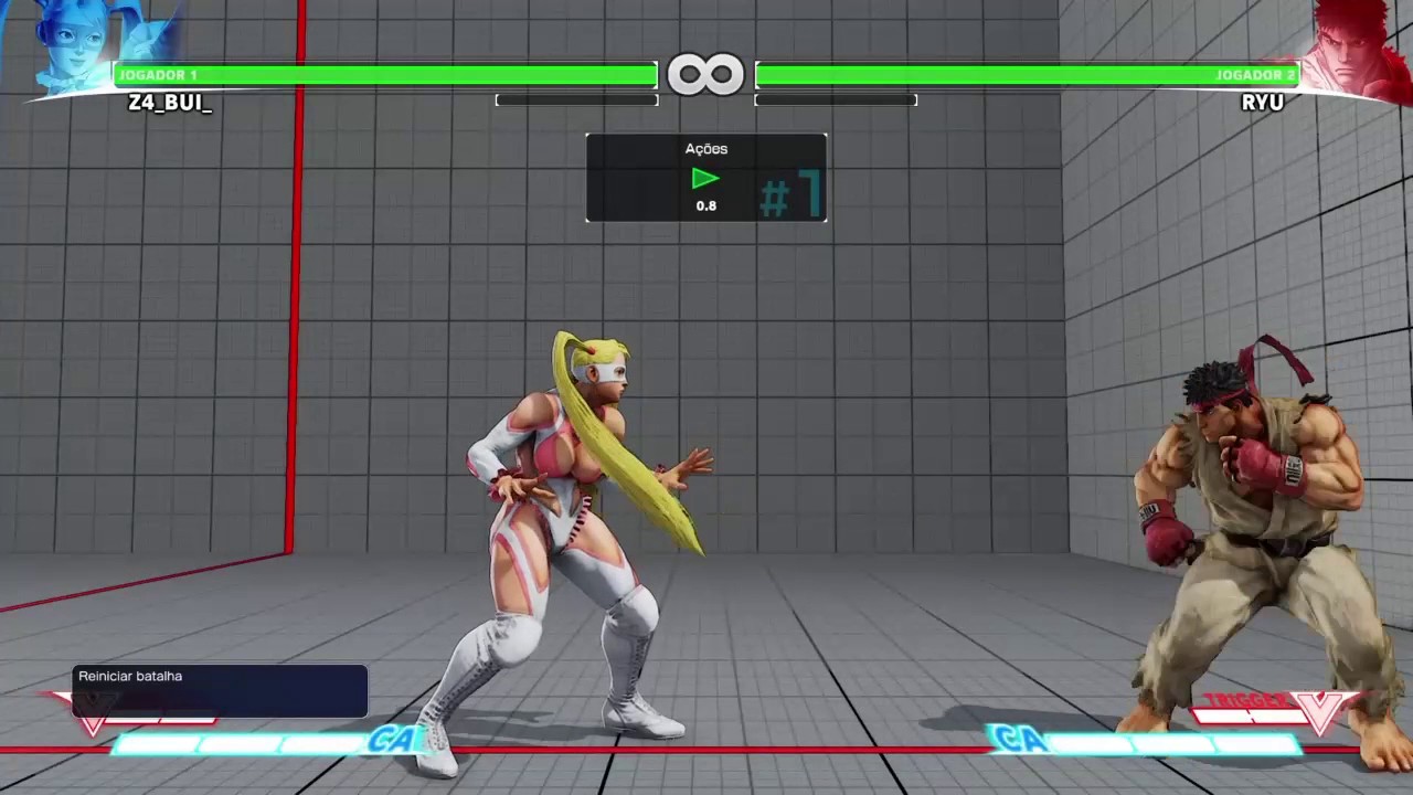 SF5 season 2 R.Mika cr. MP anti air ( v-Trigger ) resets - YouTube
