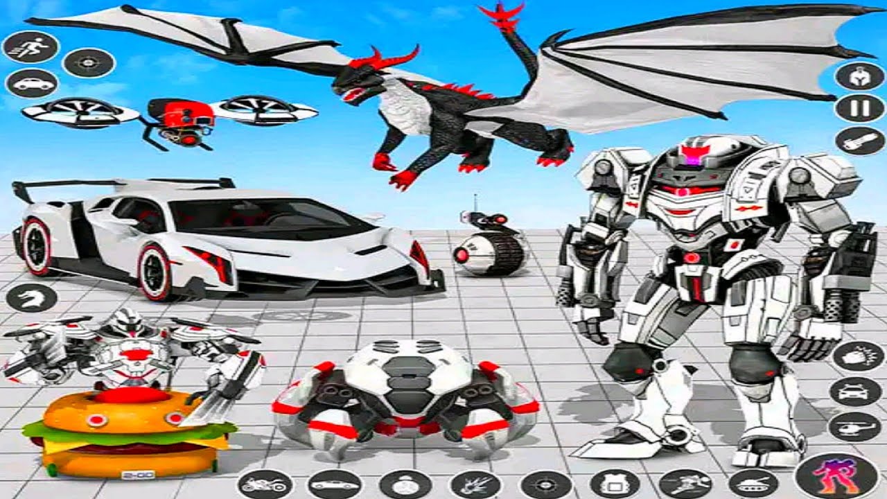 Firefighters Robot Dragon Transform Saving City || Android Gameplay ...