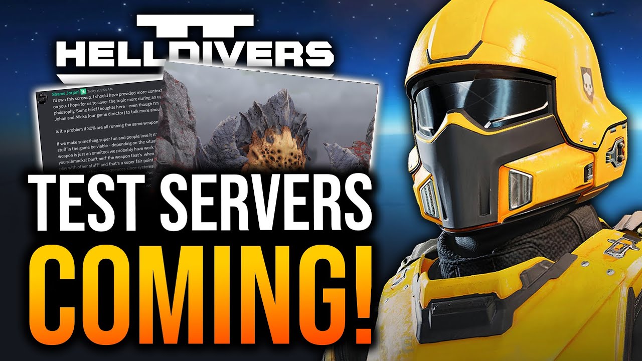 Helldivers 2 - CEO Reveals BIG News on Test Servers, Stats Reset & New ...