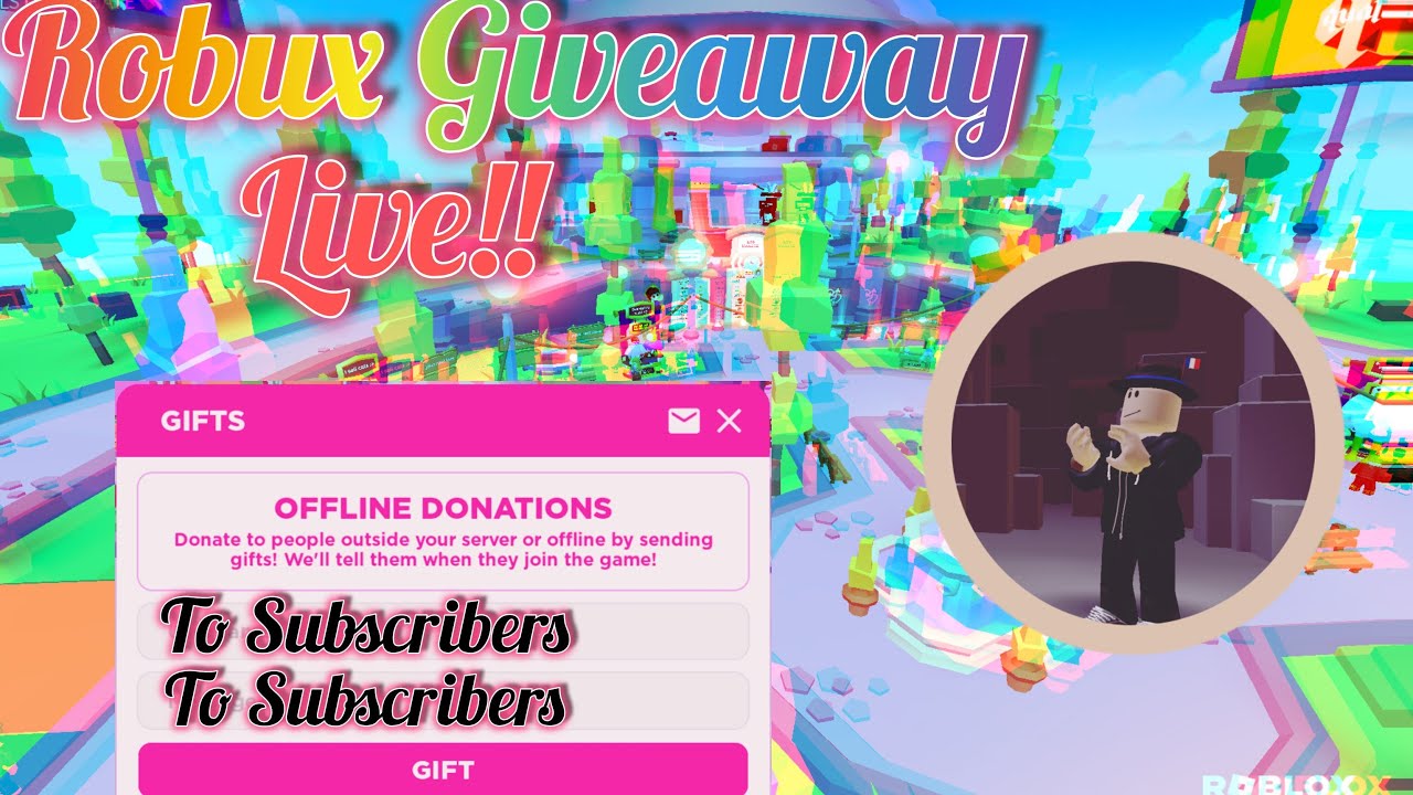Robux Giveaway to my subs! | Roblox | 4k subs? - YouTube
