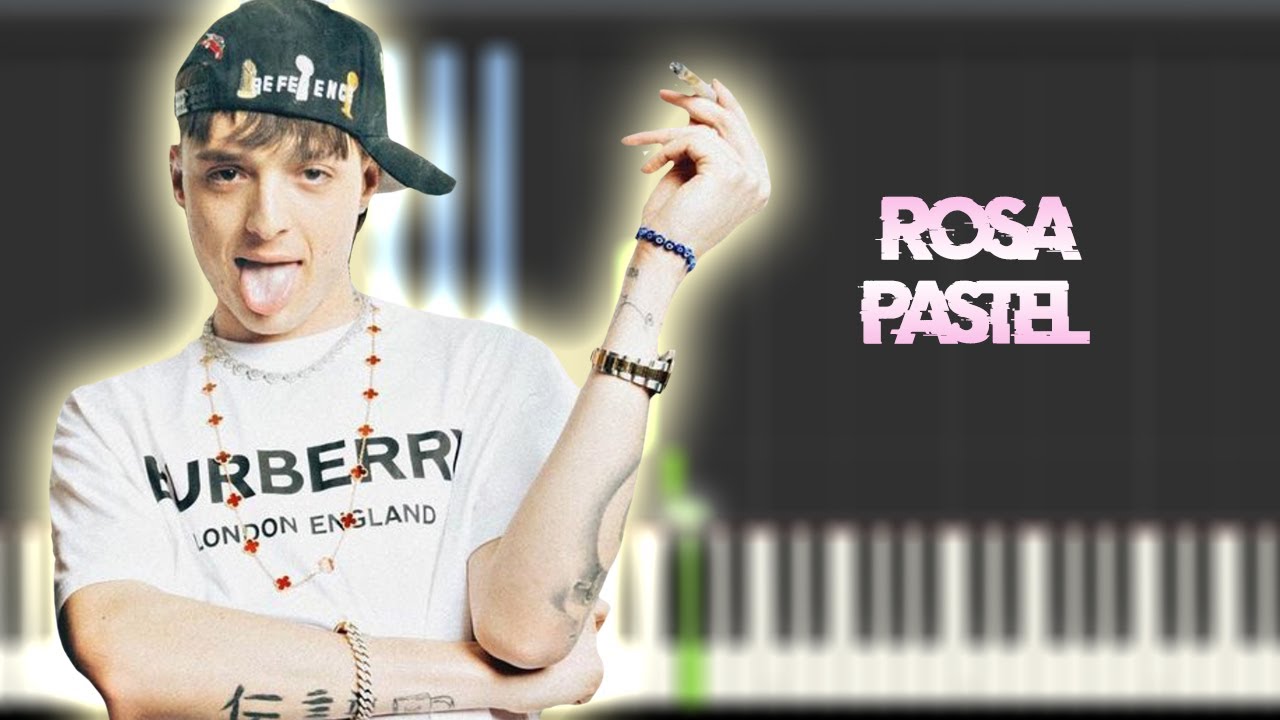 Peso Pluma - Rosa Pastel | Instrumental Piano Tutorial / Partitura ...