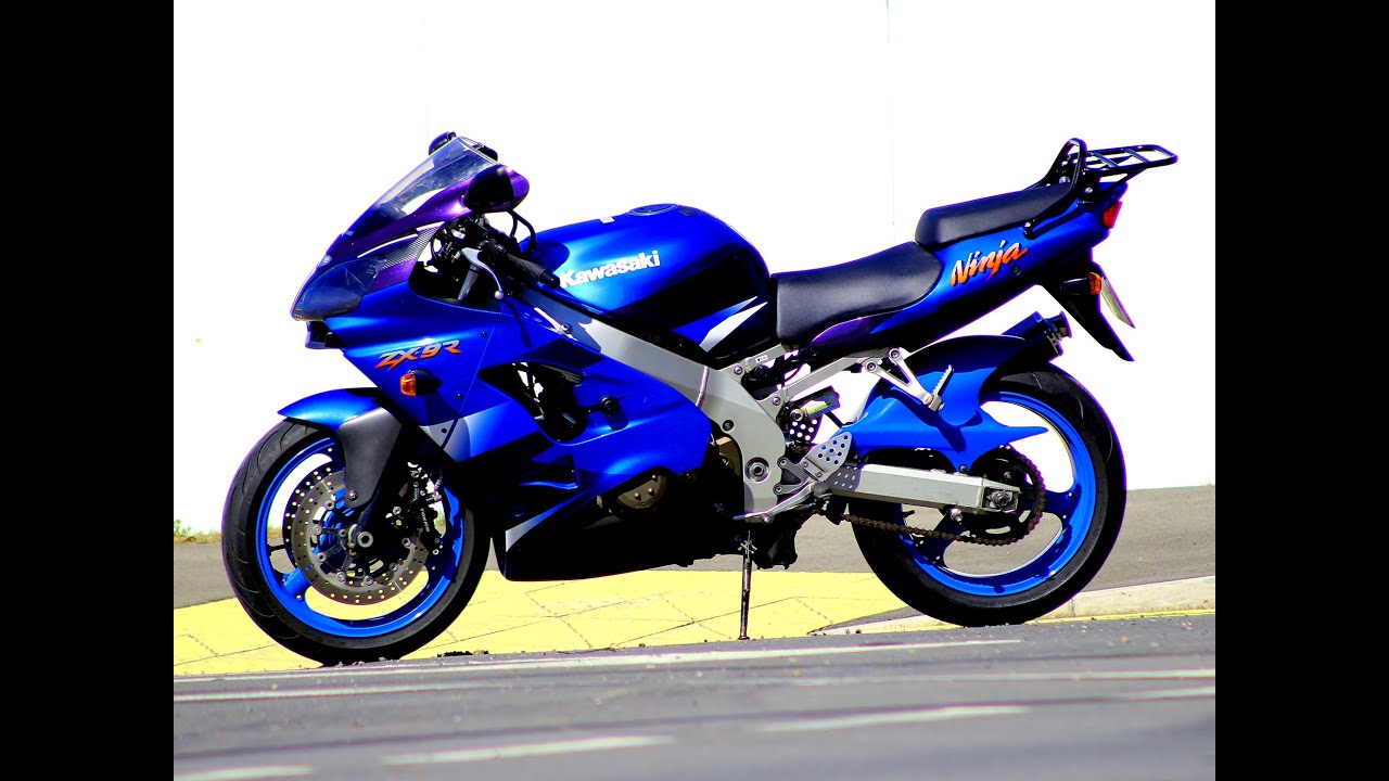 KAWASAKI ZX9R E1 TEST RIDE - YouTube