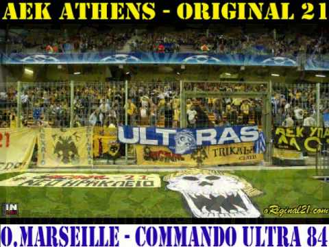 AEK oRiginal 21 - Olympique Marseille Commando Ultra 84 BROTHERS - YouTube