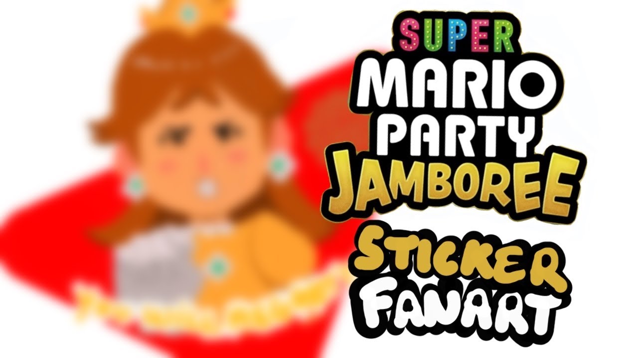 Super Mario Party Jamboree Daisy sticker [Fanart] - YouTube
