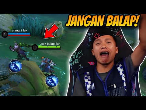 PRANK CIKIBUL! BALAPAN NGEBUT DI DEPANNYA SAMPAI STRES NGAMUK 🤣 | MLBB