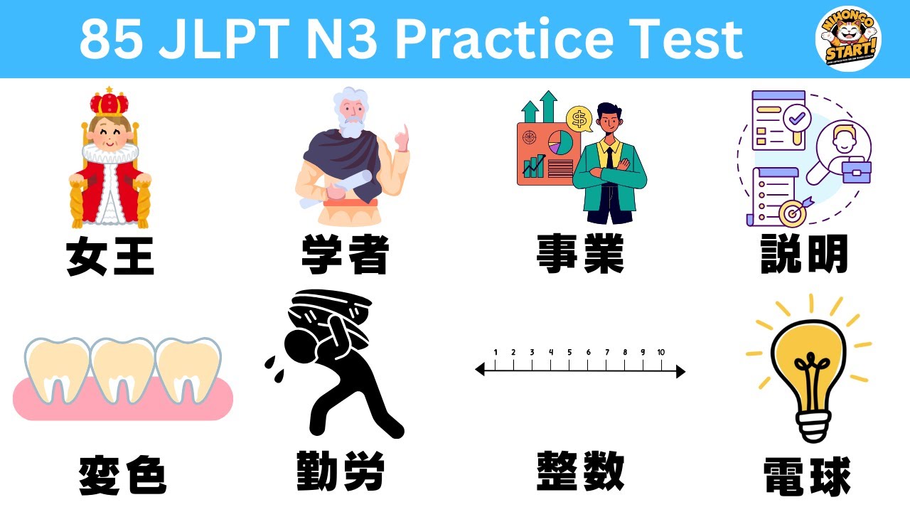 JLPT N3 Vocabulary Test With Answers | Learn & Practice 85 Japanese ...