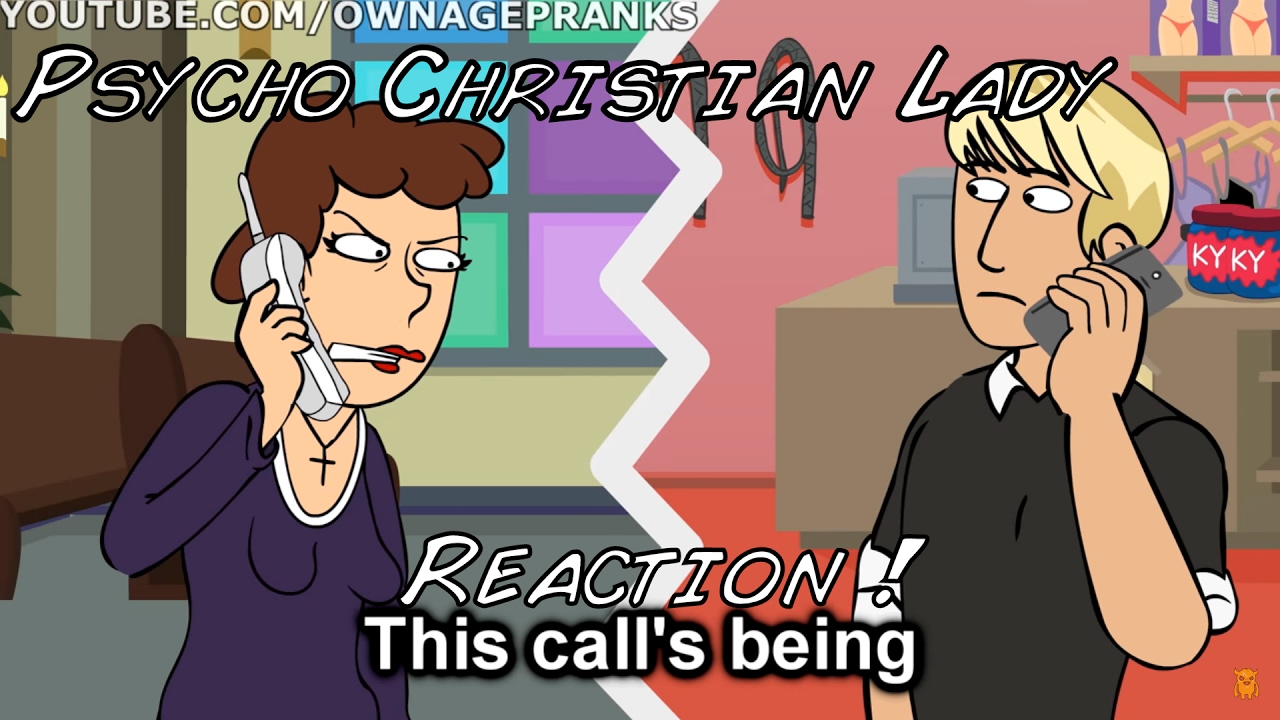 Psycho Christian Lady MELTDOWN Reaction ! - YouTube