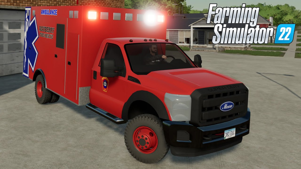 FORD F550 Ambulance - Farming Simulator 2022 [FS22 LS22 Truck Vehicle ...