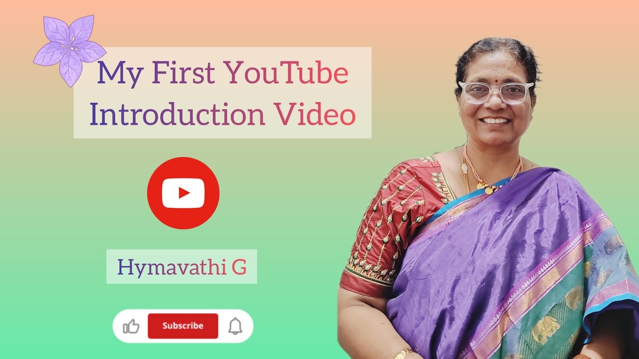 My First YouTube Introduction Video #introductionvideo #viralvideo ...