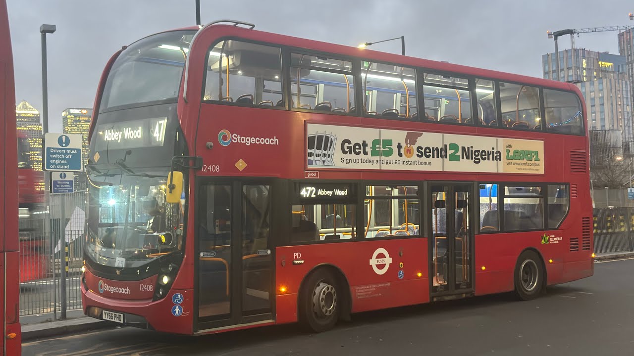 (Short) SLN (PD) ADL Enviro 400H MMC BAE E6 YY66 PHO 12408 Route 472 ...