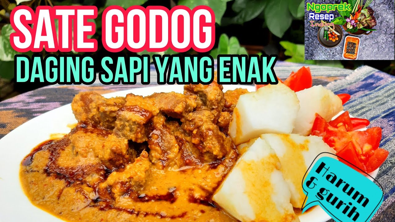 RESEP SATE GODOG DAGING SAPI YANG ENAK - YouTube