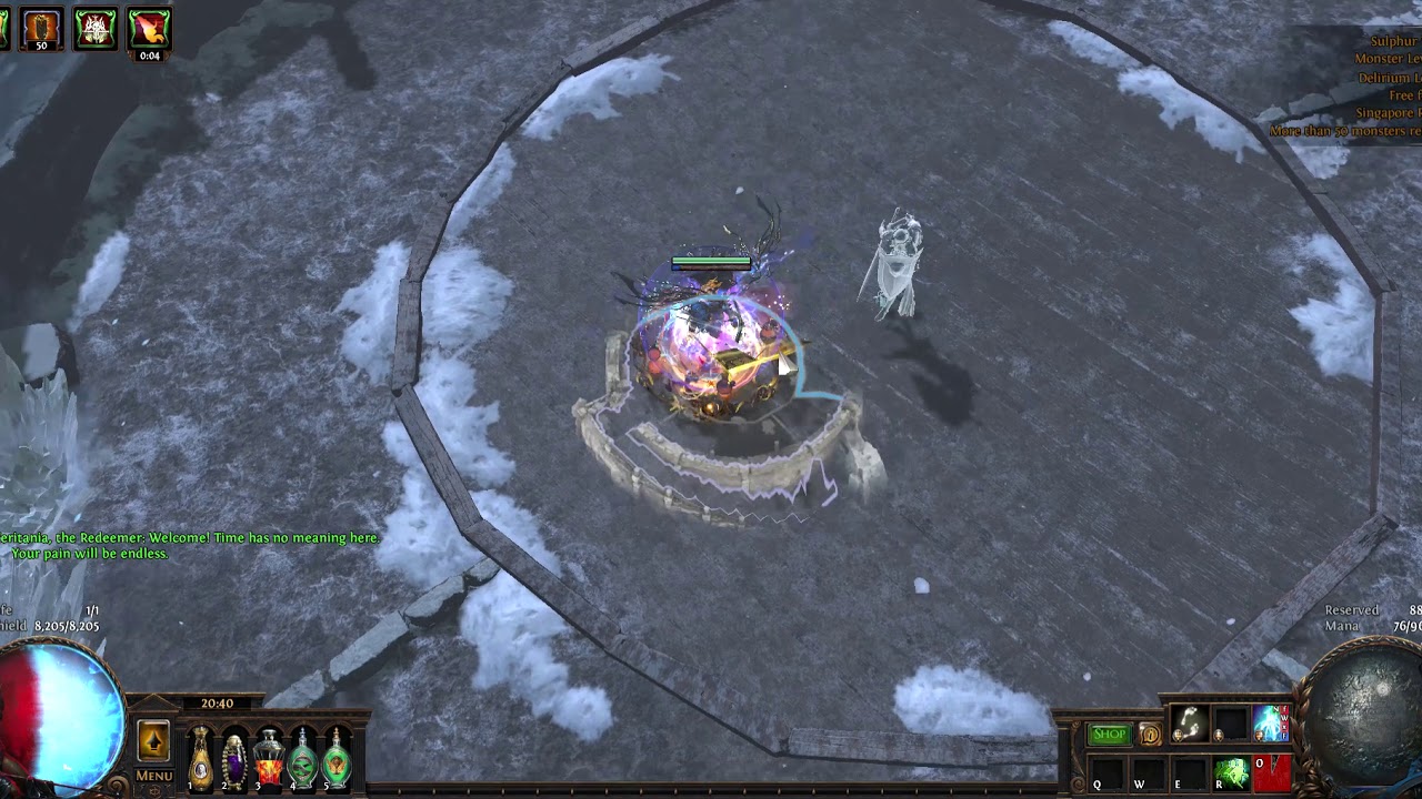 POE REDEEMER FULL SHAPER HERALD STACKING - YouTube