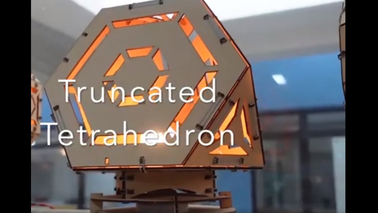 2020 Lamps (20 Days 20 Math Lamps) | Truncated tetrahedron | Lamp 6 ...
