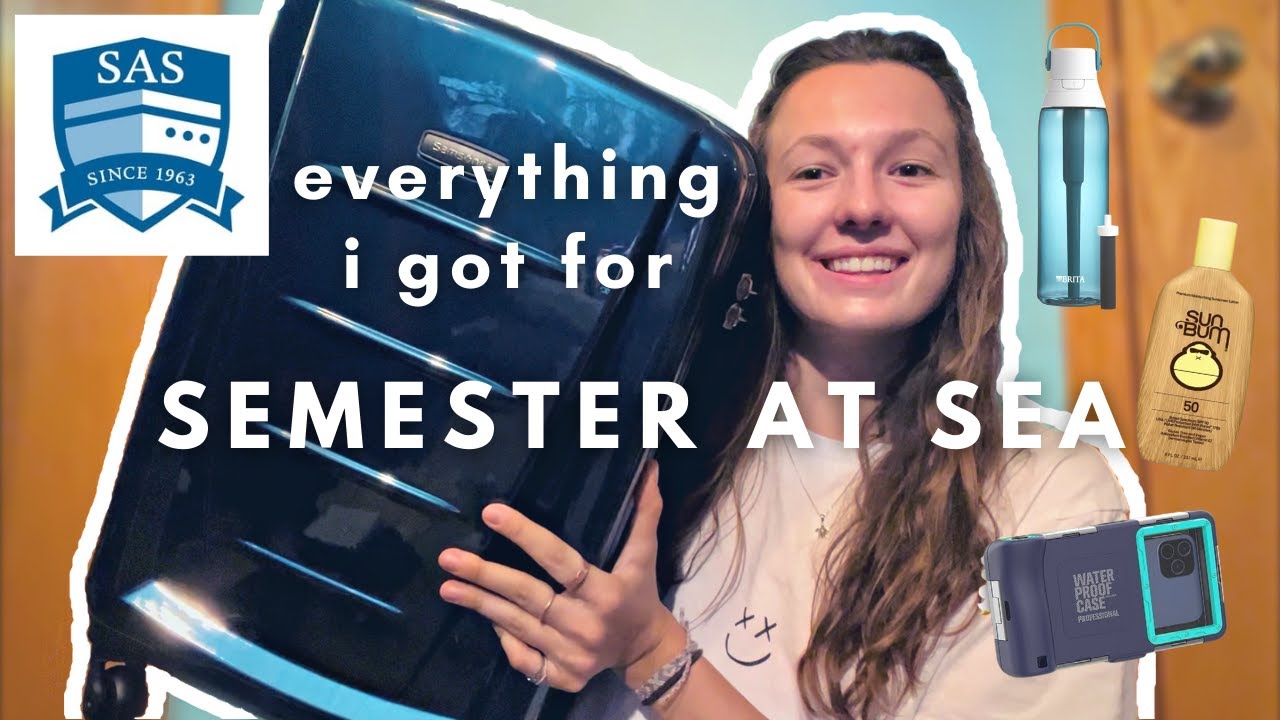 SEMESTER AT SEA BIRTHDAY HAUL 🛳 everything i got for the spring 2023 ...