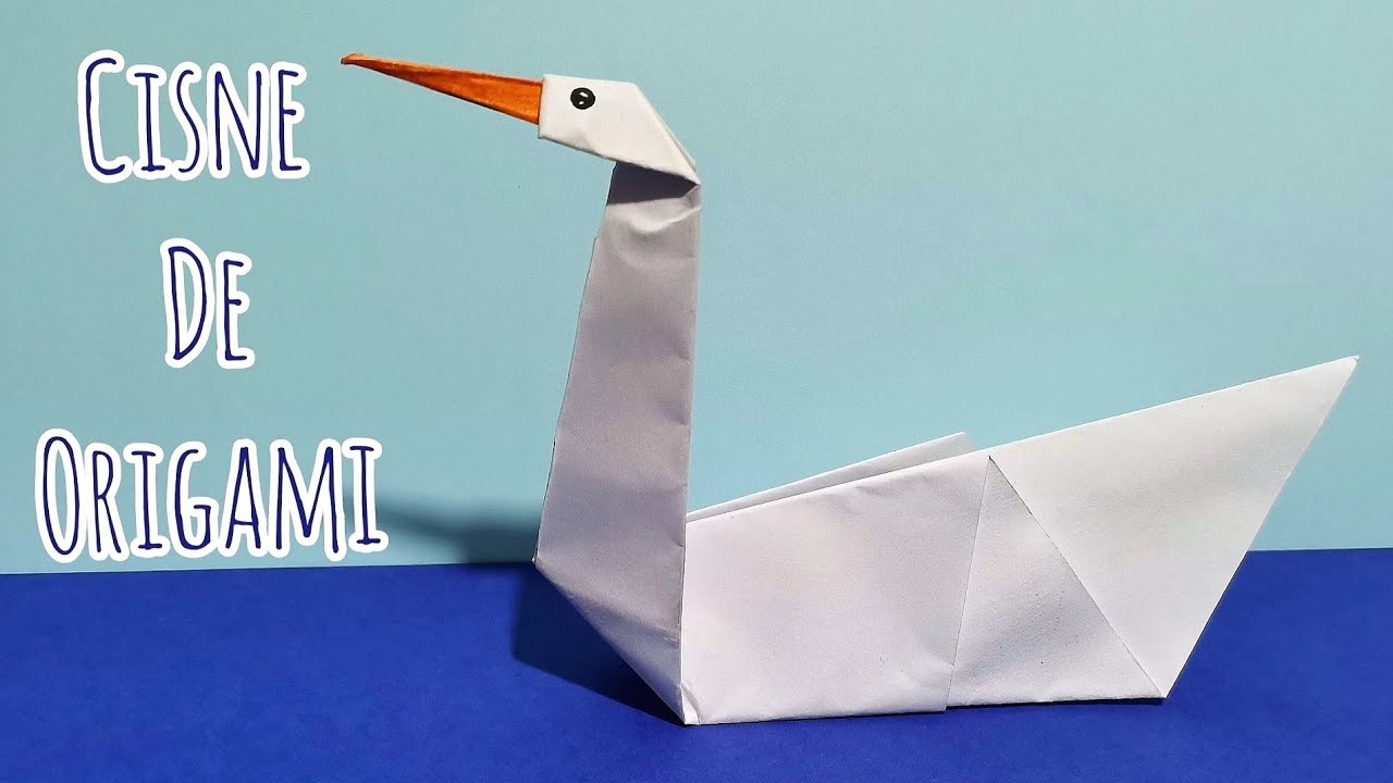 Cisne de papel fácil de hacer paso a paso 🦢 origami swan - YouTube