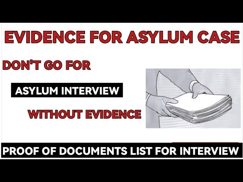 UK Asylum Interview | Evidence For Asylum Interview | - YouTube